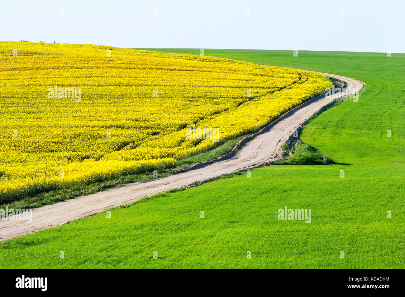 Empty rural road Stock Photo - Alamy