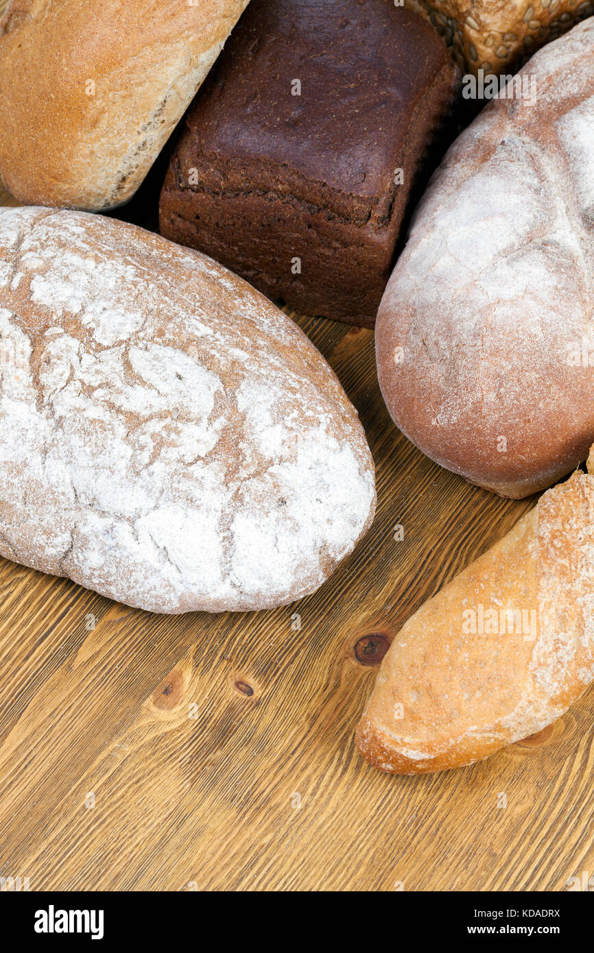 Loaves of various kinds of bread hi-res stock photography and images ...