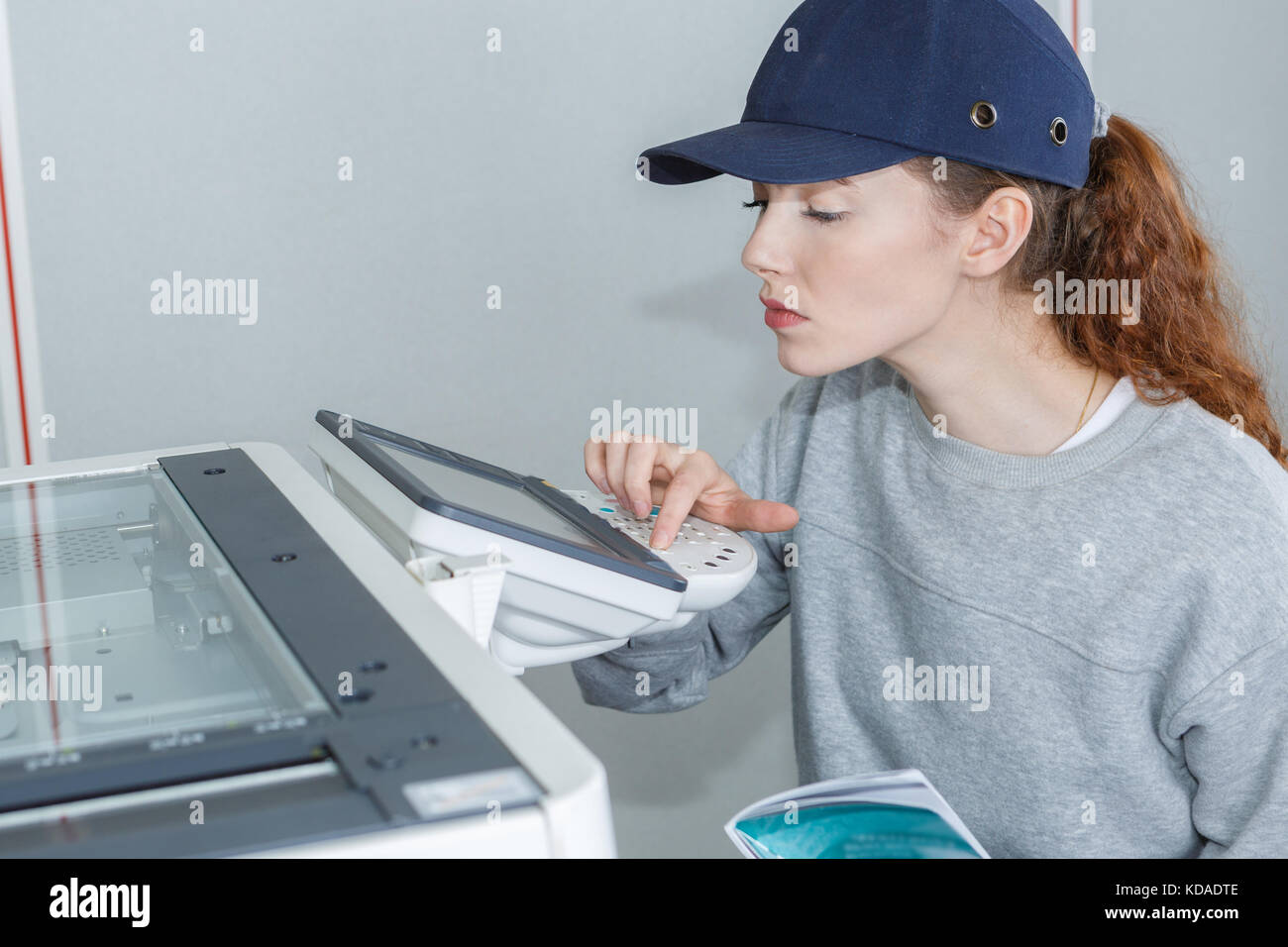 Copier instructions hi-res stock photography and images - Alamy