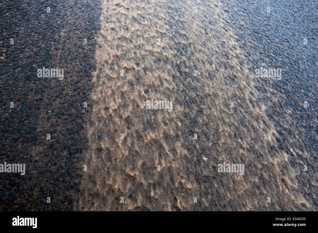 dirty snow and slush Stock Photo - Alamy