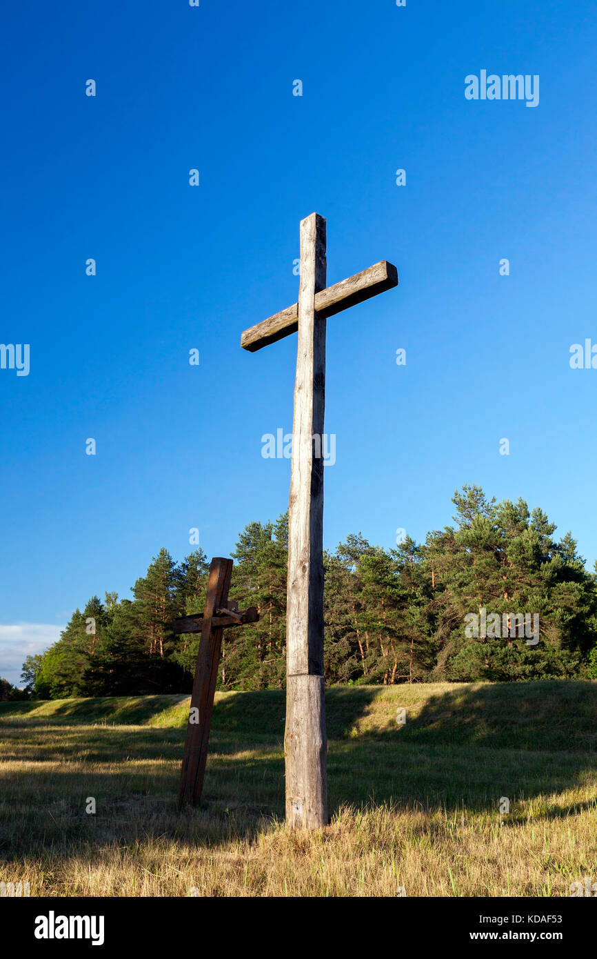 wooden crosses, religion Stock Photo - Alamy