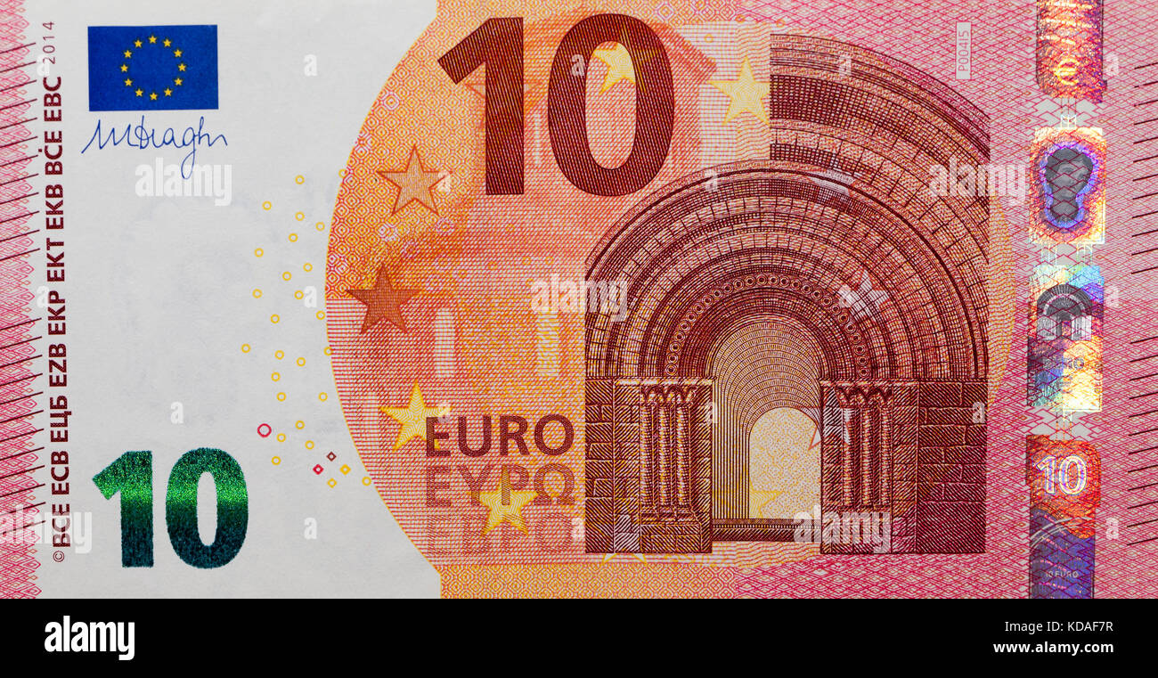 Ten euro banknote Stock Photo - Alamy