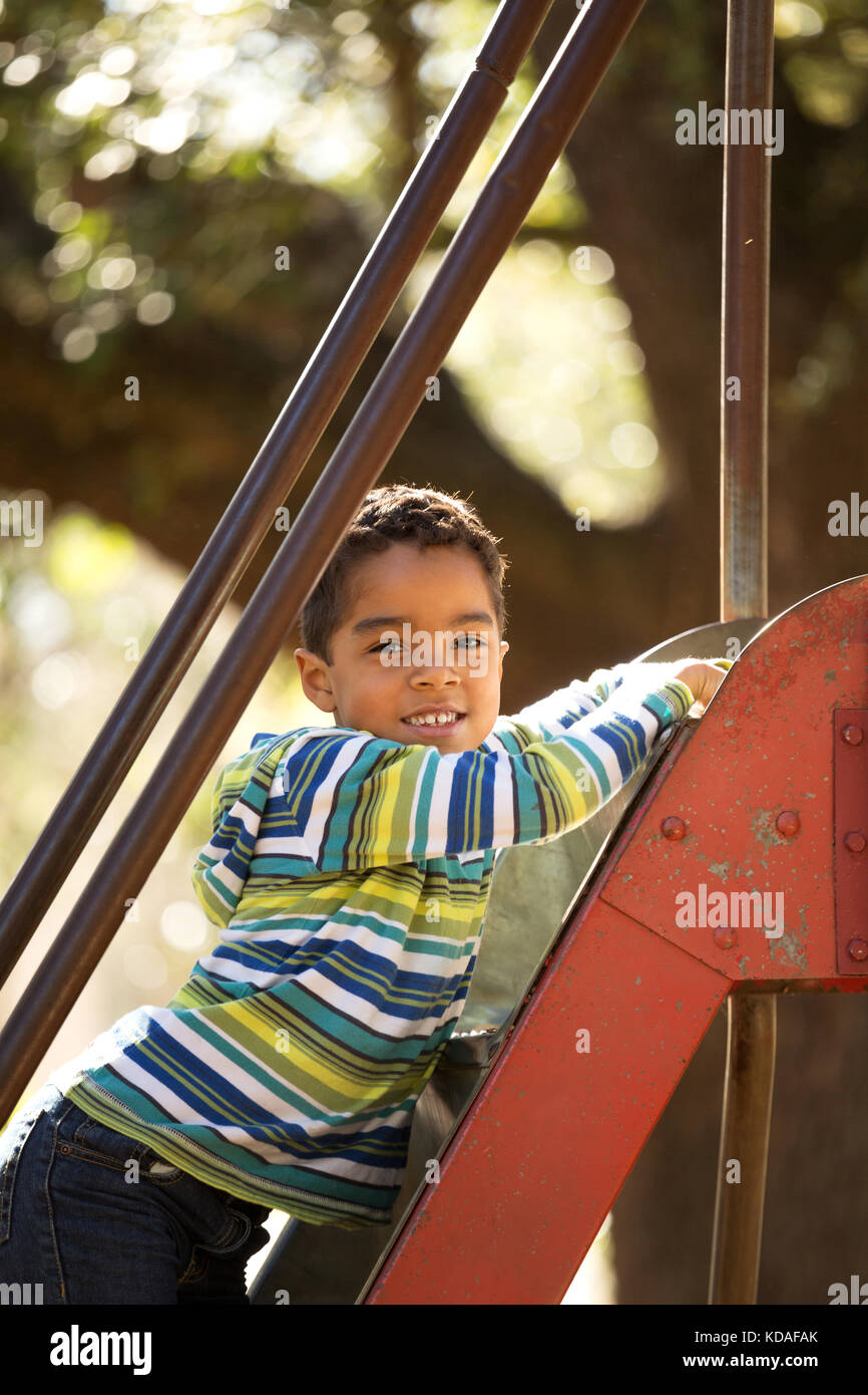 Little boy at the park Stock Photo - Alamy