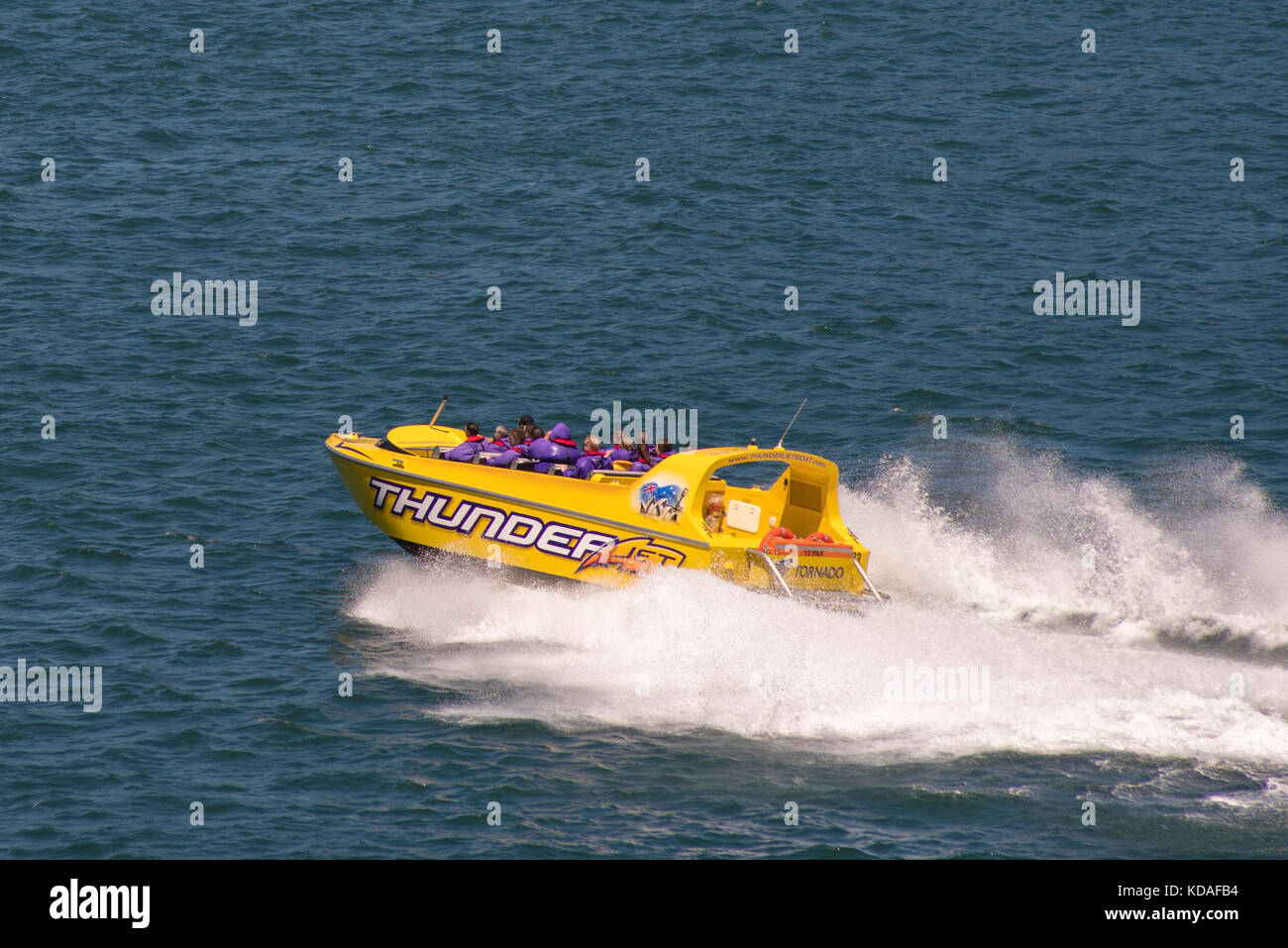 Thunder Jet Boat Sydney Stock Photo - Alamy