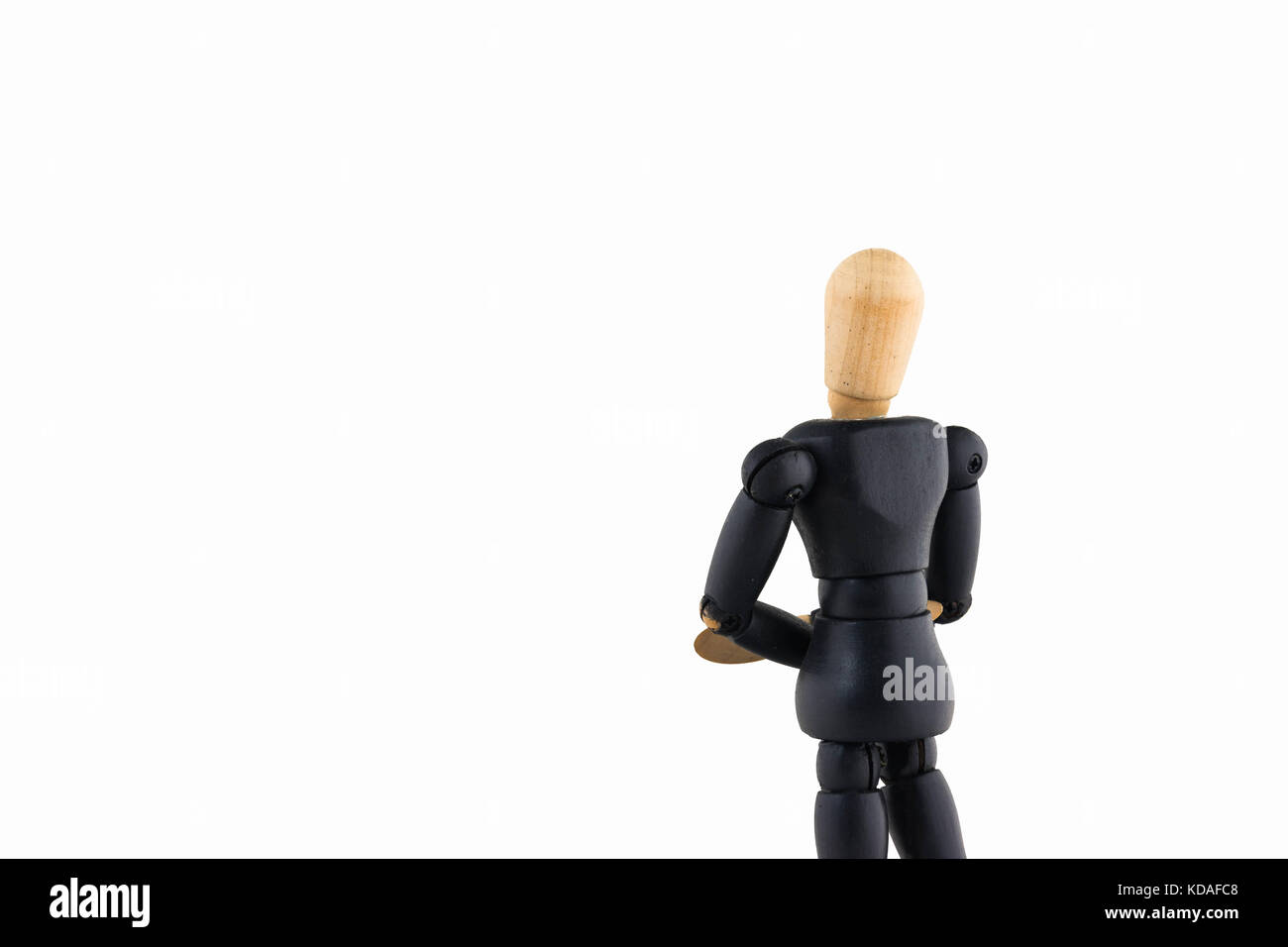 Wood Figure business man Stock Photo - Alamy