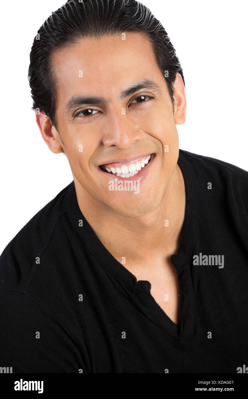 Handsome Hispanic Man Stock Photo - Alamy