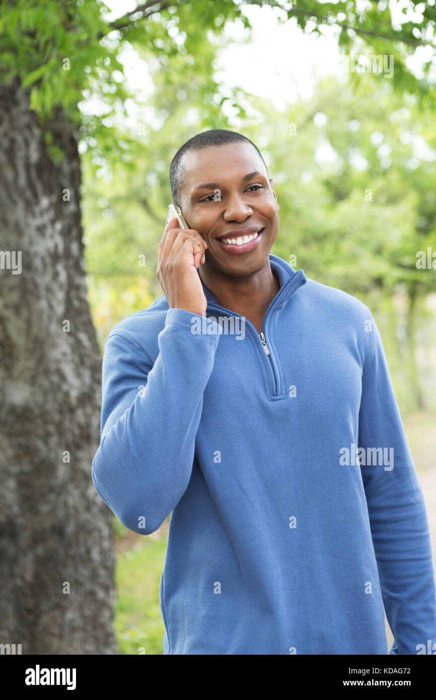 Handsome African American Man Stock Photo - Alamy