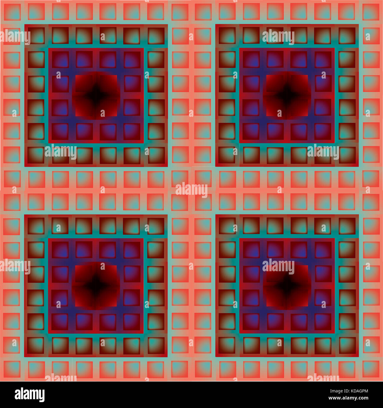 Square pattern with tone of colors Stock Photo - Alamy