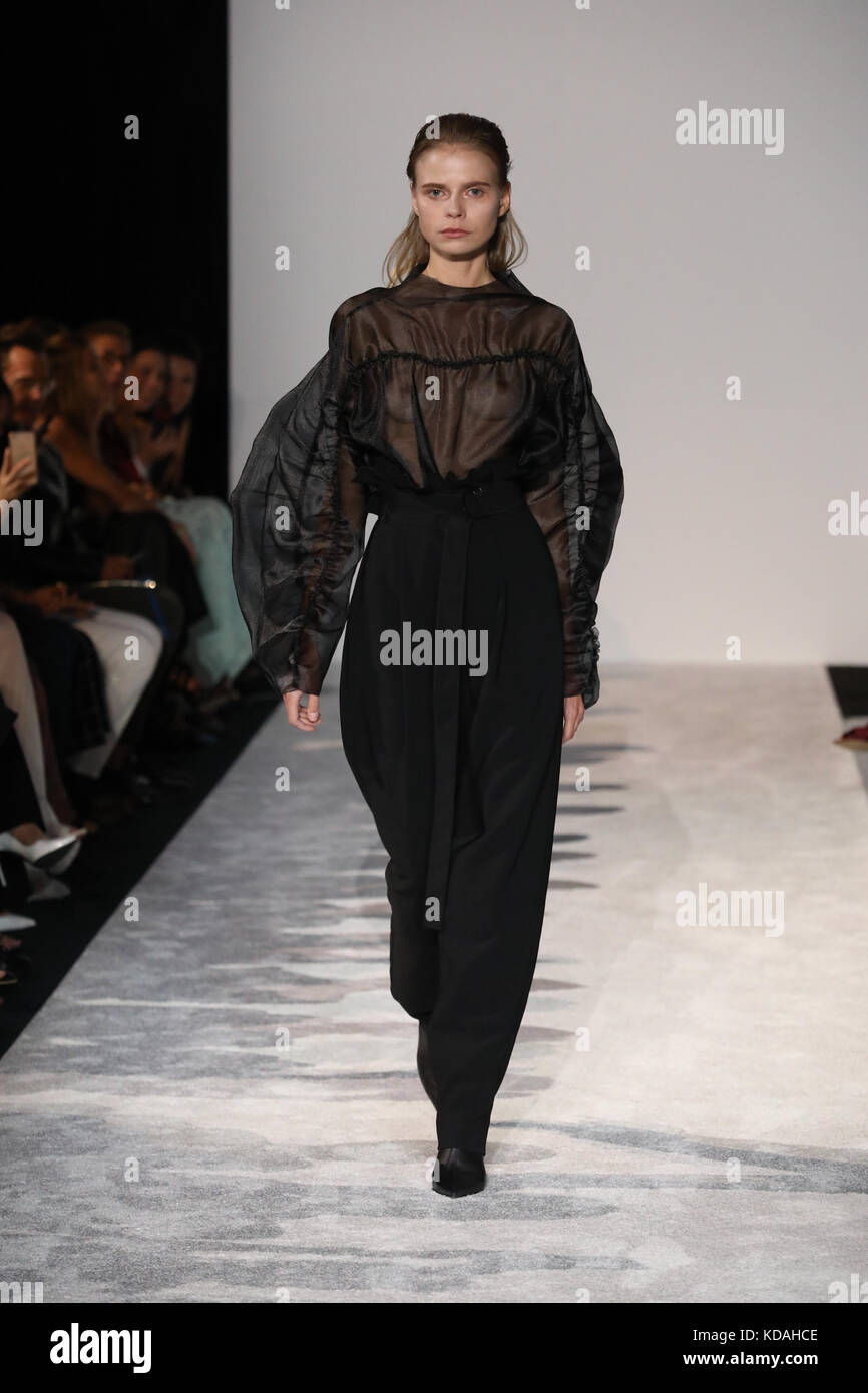 New York Fashion Week S/S 2018 - Naersi - Runway Featuring: Model Where ...