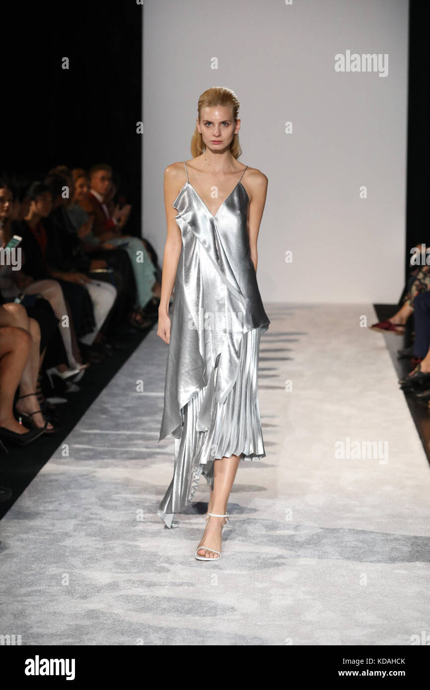 New York Fashion Week S/S 2018 - Naersi - Runway Featuring: Model Where ...