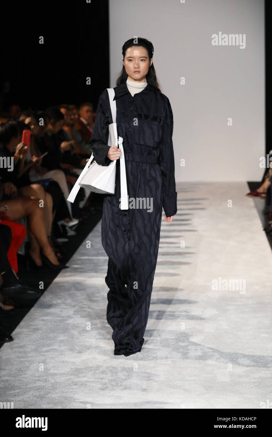 New York Fashion Week S/S 2018 - Naersi - Runway Featuring: Model Where ...