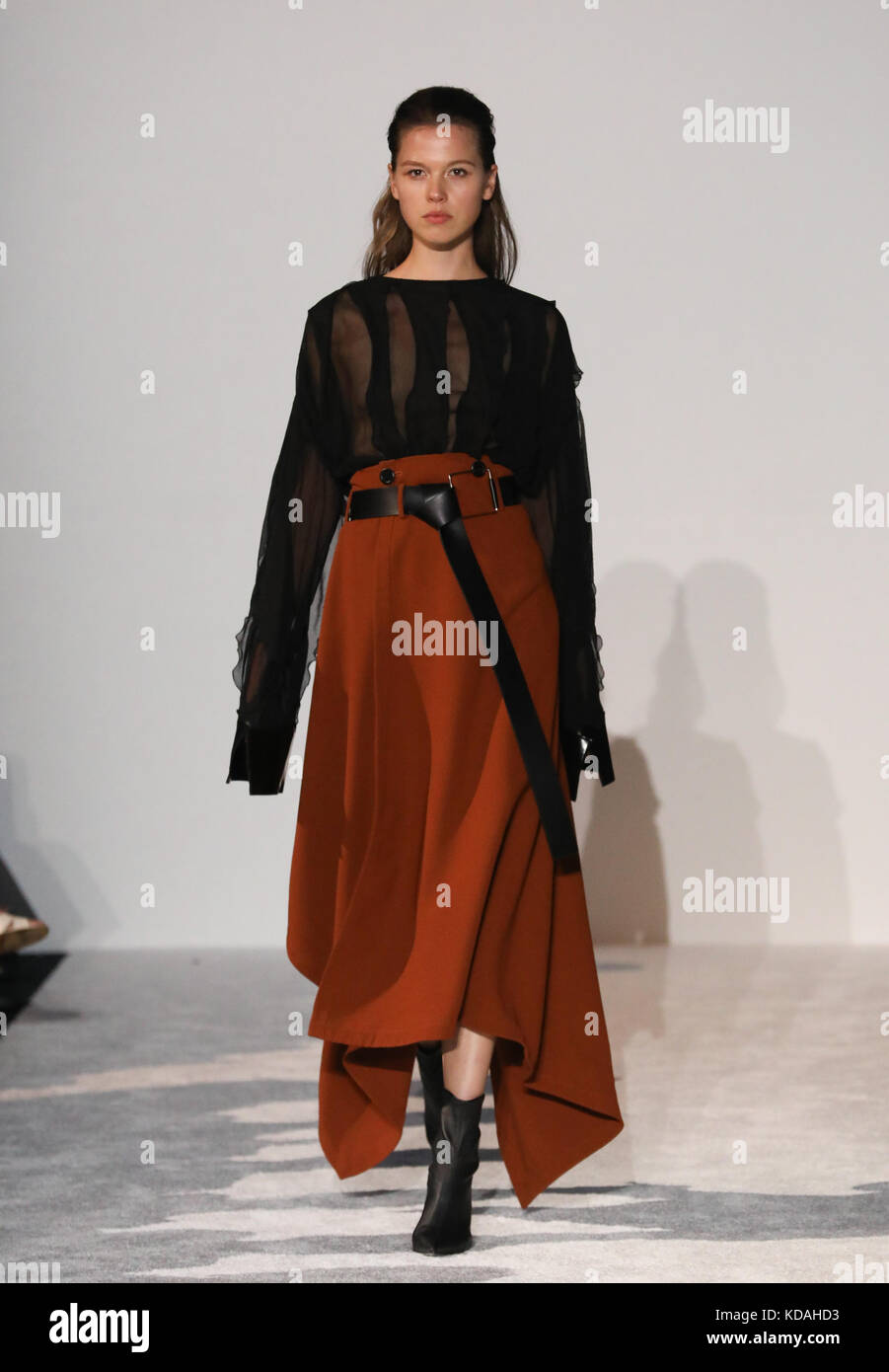 New York Fashion Week S/S 2018 - Naersi - Runway Featuring: Model Where ...