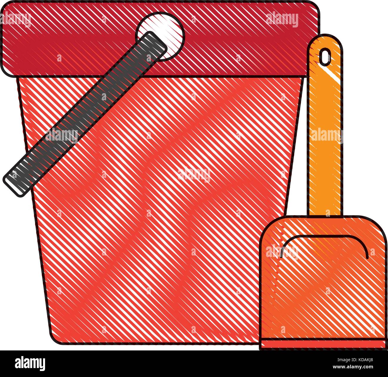 toy bucket icon Stock Vector Image & Art - Alamy