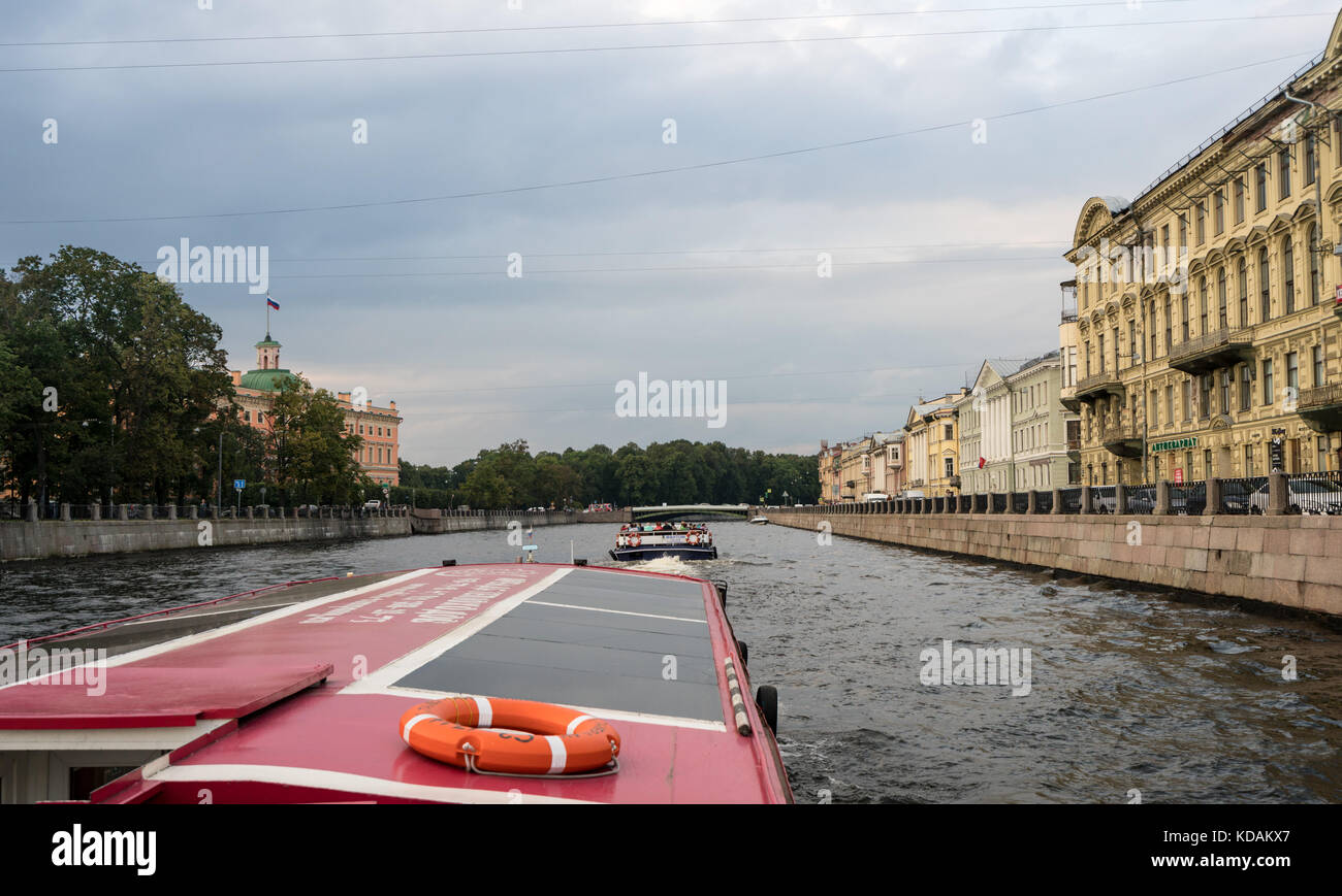 Waterfront and canals in St Petersburg, Russia Stock Photo - Alamy