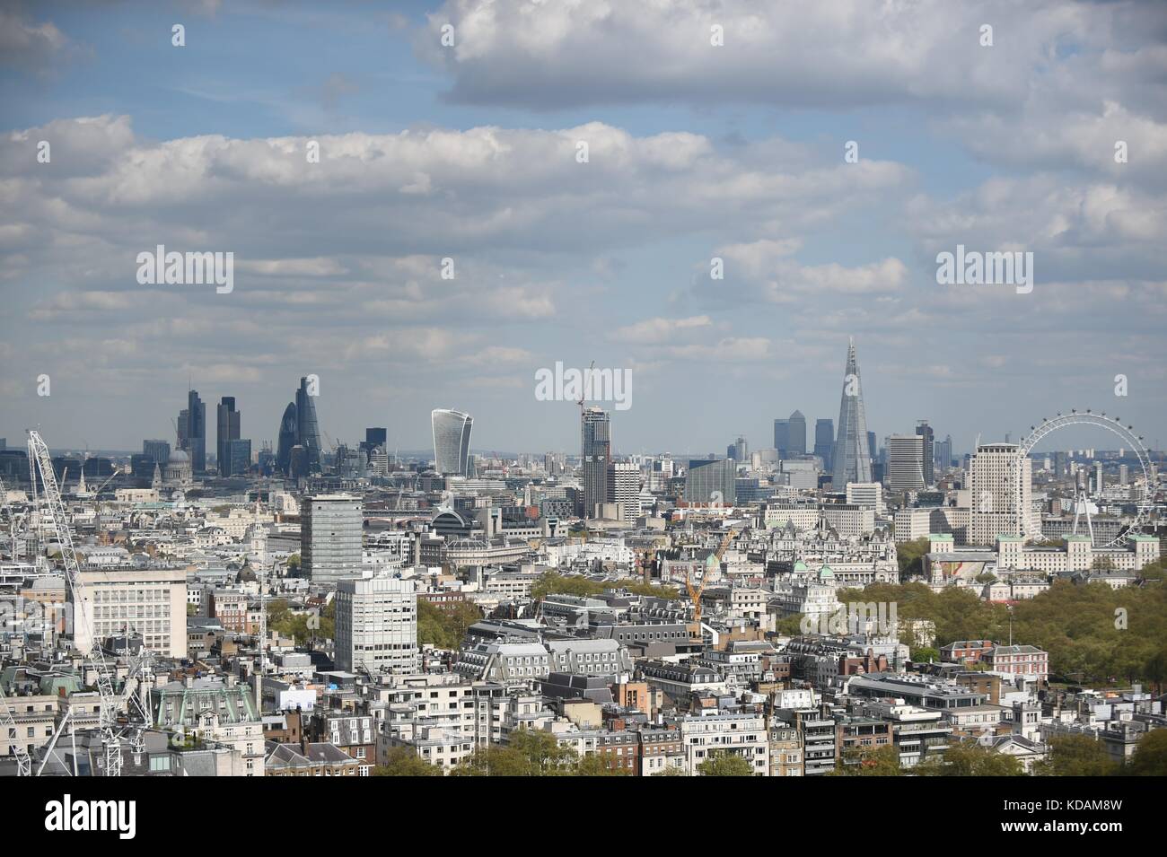 London Skyline, aerial views Stock Photo - Alamy