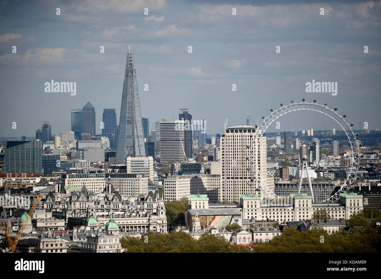 London Skyline, aerial views Stock Photo - Alamy