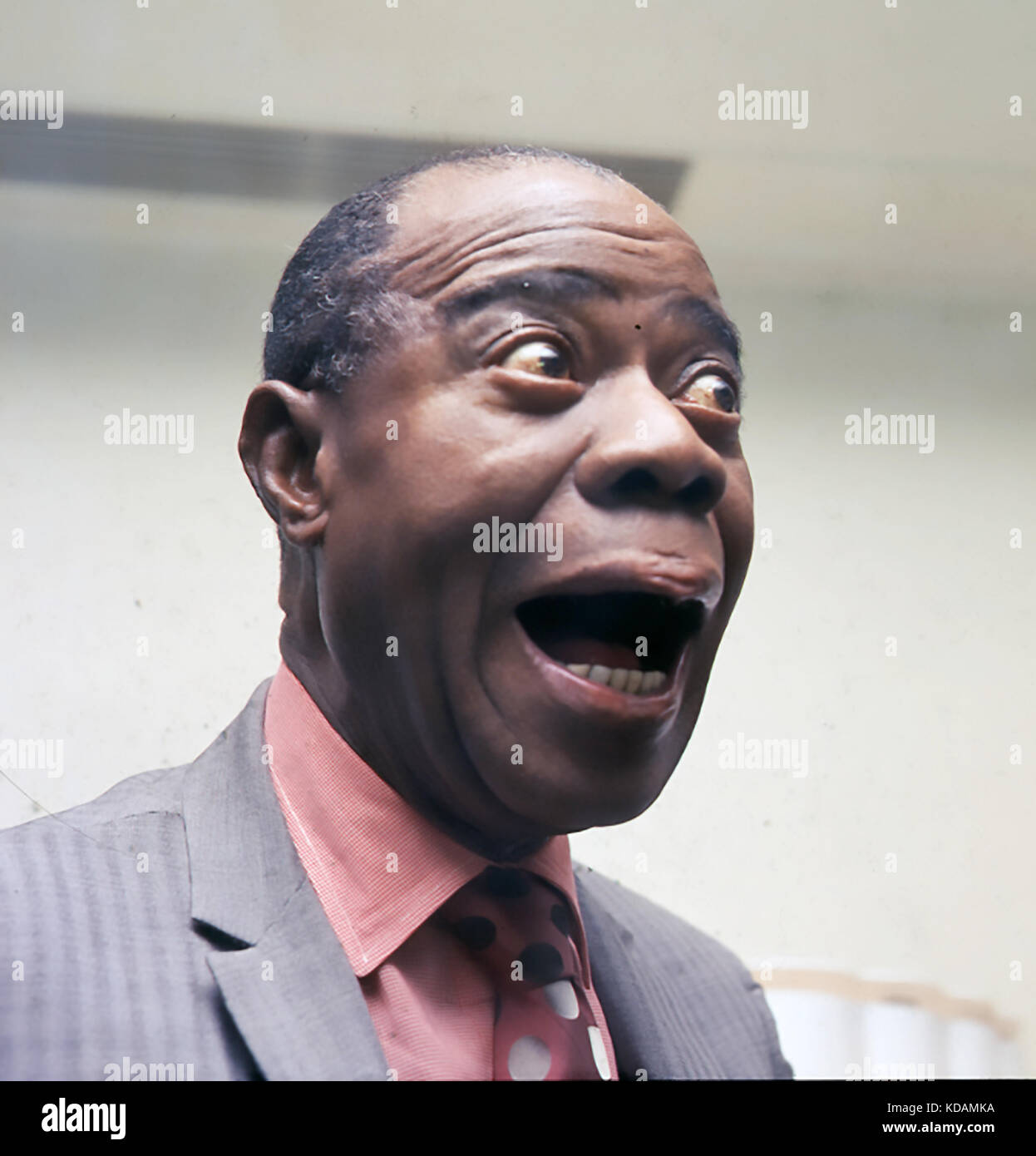 LOUIS ARMSTRONG (1901-1971) US jazz musician in 1970.Photo: Tony Gale ...