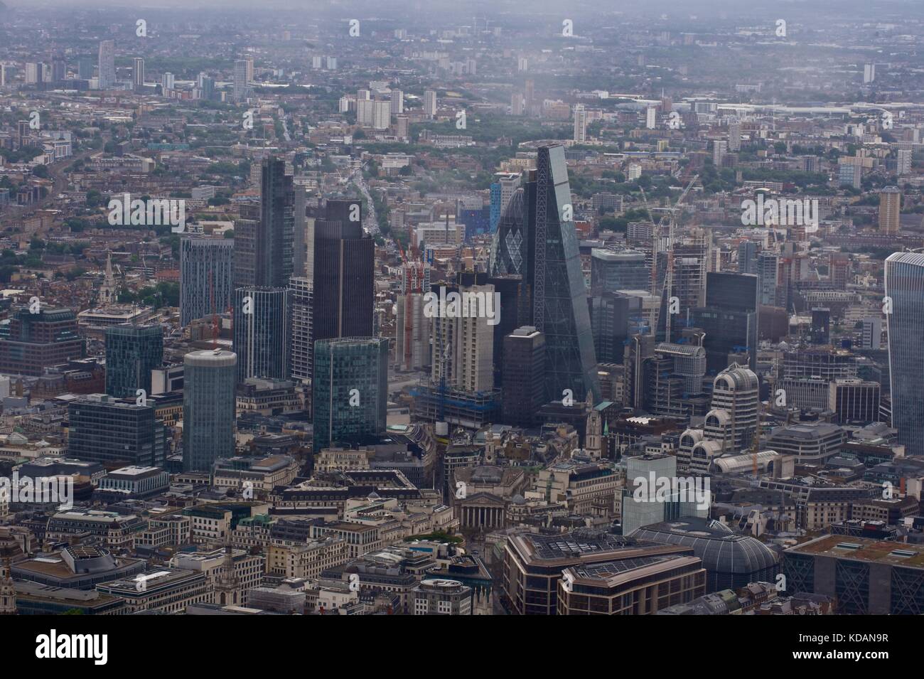 London Skyline, aerial views Stock Photo - Alamy