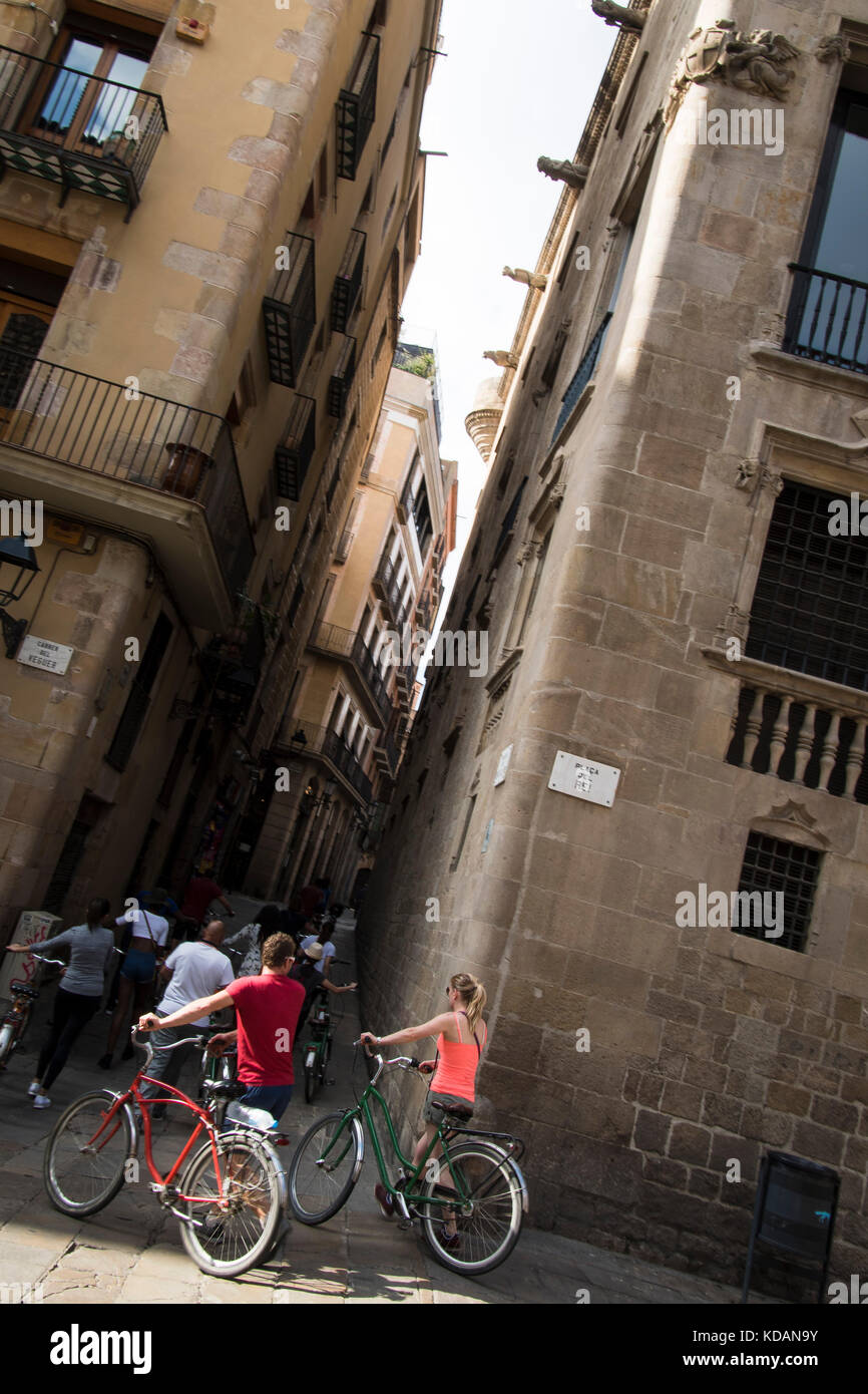 Stock Photo - Park Güell, Barcelona, Spain. Mosaic-covered buildings ...
