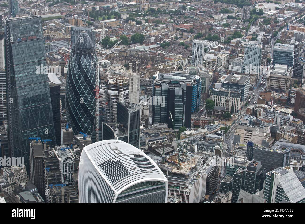 London Skyline, aerial views Stock Photo - Alamy