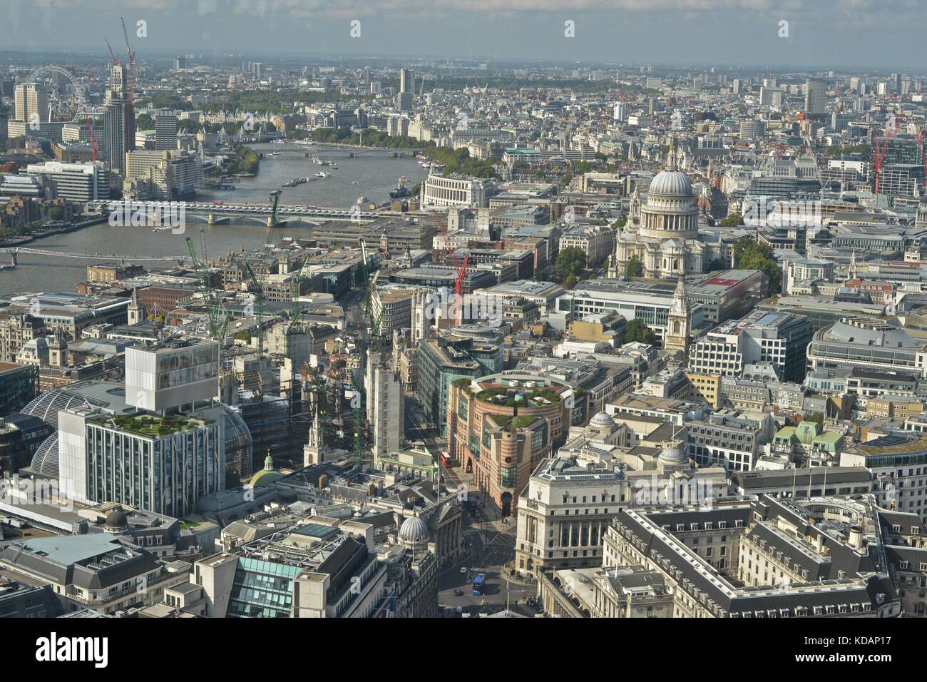 Aerial view of city of london Stock Photo - Alamy