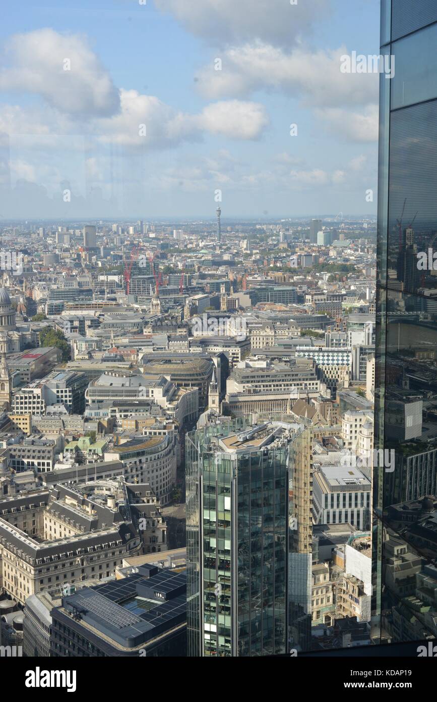 Aerial view of city of london Stock Photo - Alamy