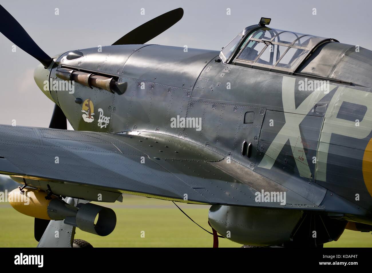 Hawker Hurricane Mk IIB BE505 on the flight line at the 2017 Battle of ...