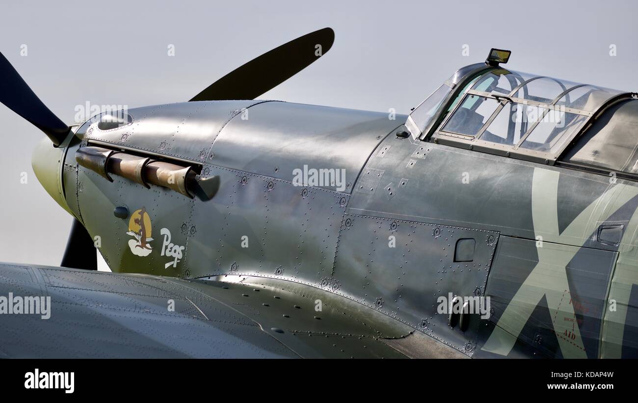Hawker Hurricane Mk IIB BE505 on the flight line at the 2017 Battle of ...