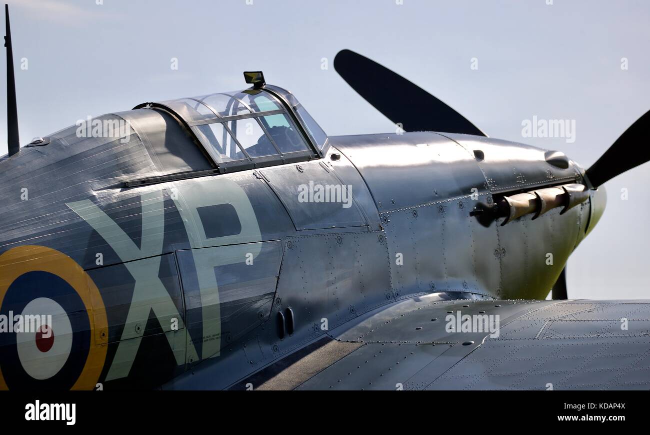 Hawker Hurricane Mk IIB BE505 on the flight line at the 2017 Battle of ...