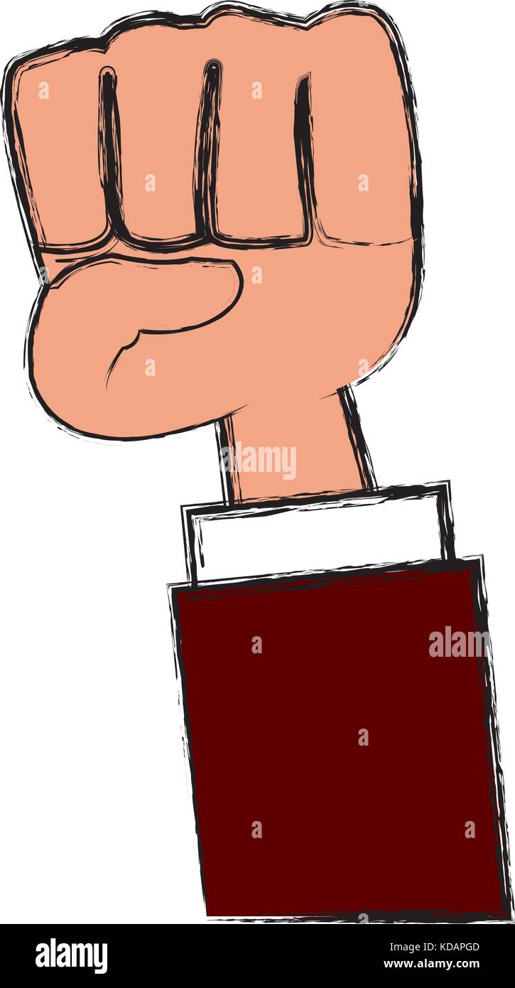 Hand clenched symbol icon vector illustration graphic design Stock ...