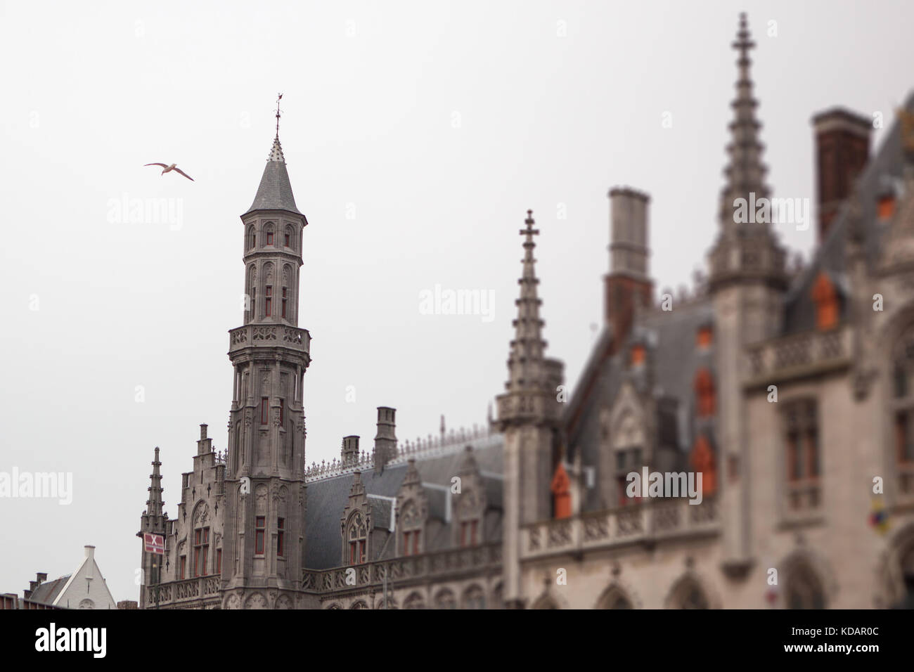 Top view of Town Hall Stock Photo - Alamy