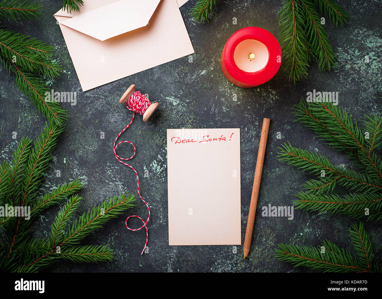 Merry christmas text santa vintage hi-res stock photography and images ...