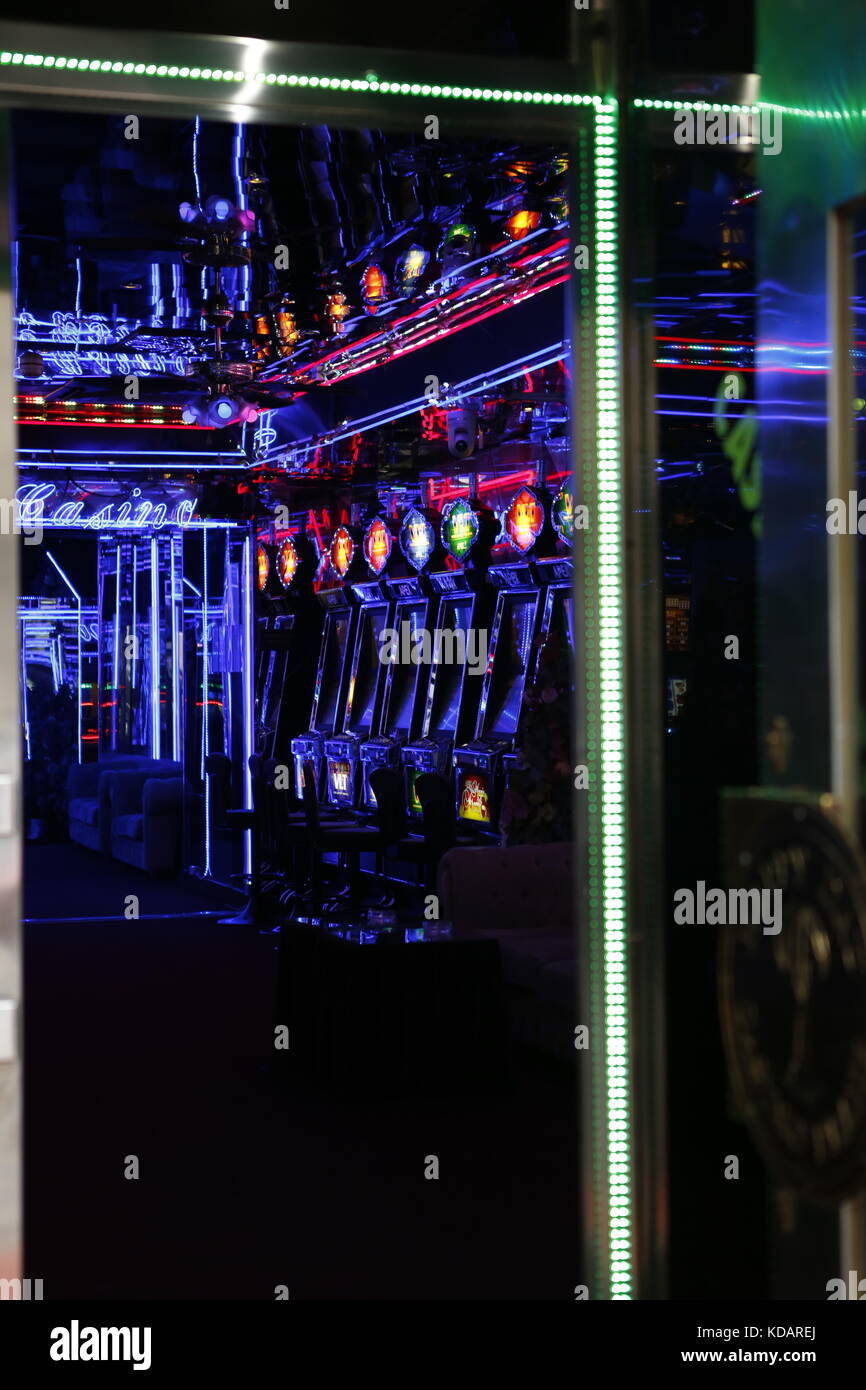 Casino slot machine with chair hi-res stock photography and images - Alamy