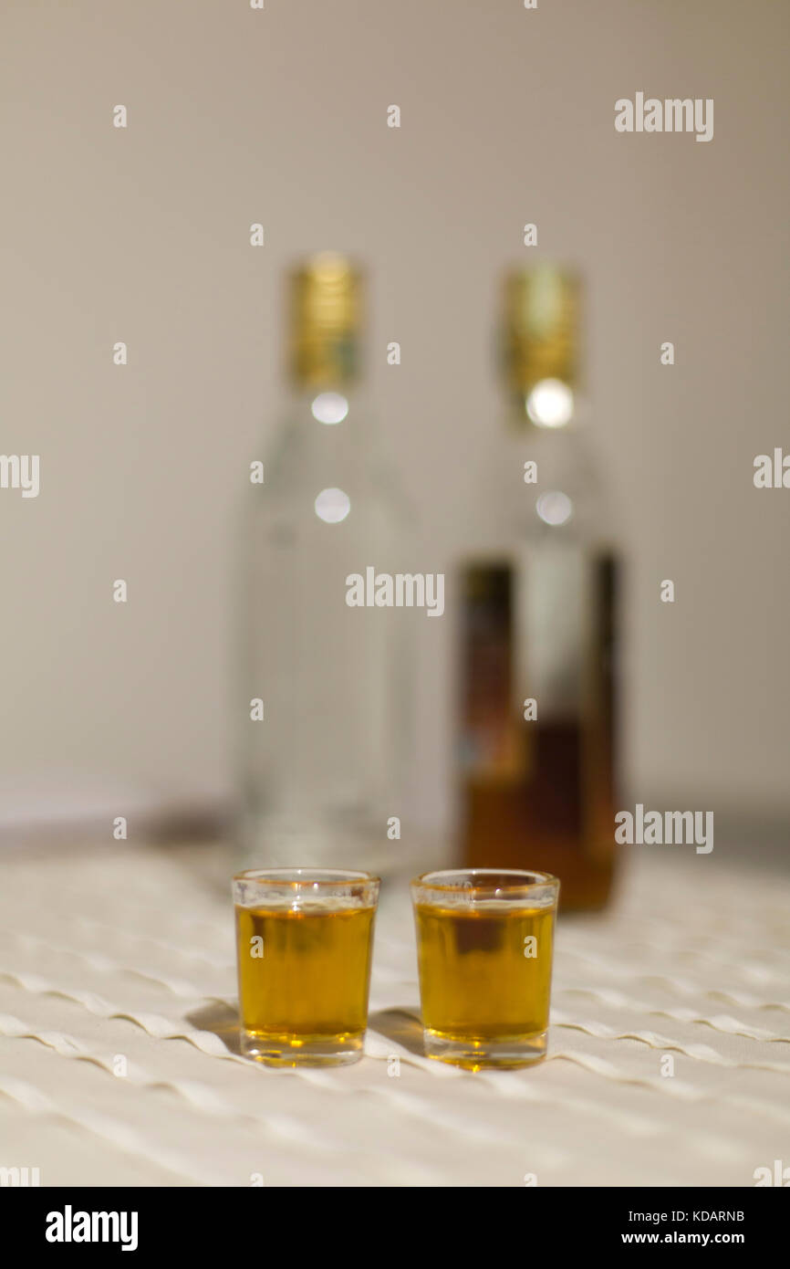 Czech traditional alcoholic drink - RUM Stock Photo - Alamy
