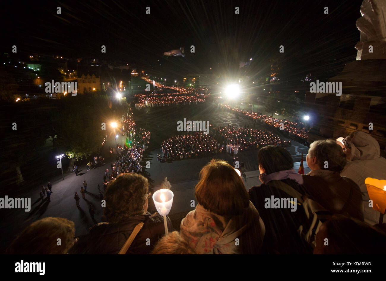 Lourdes procession hi-res stock photography and images - Alamy