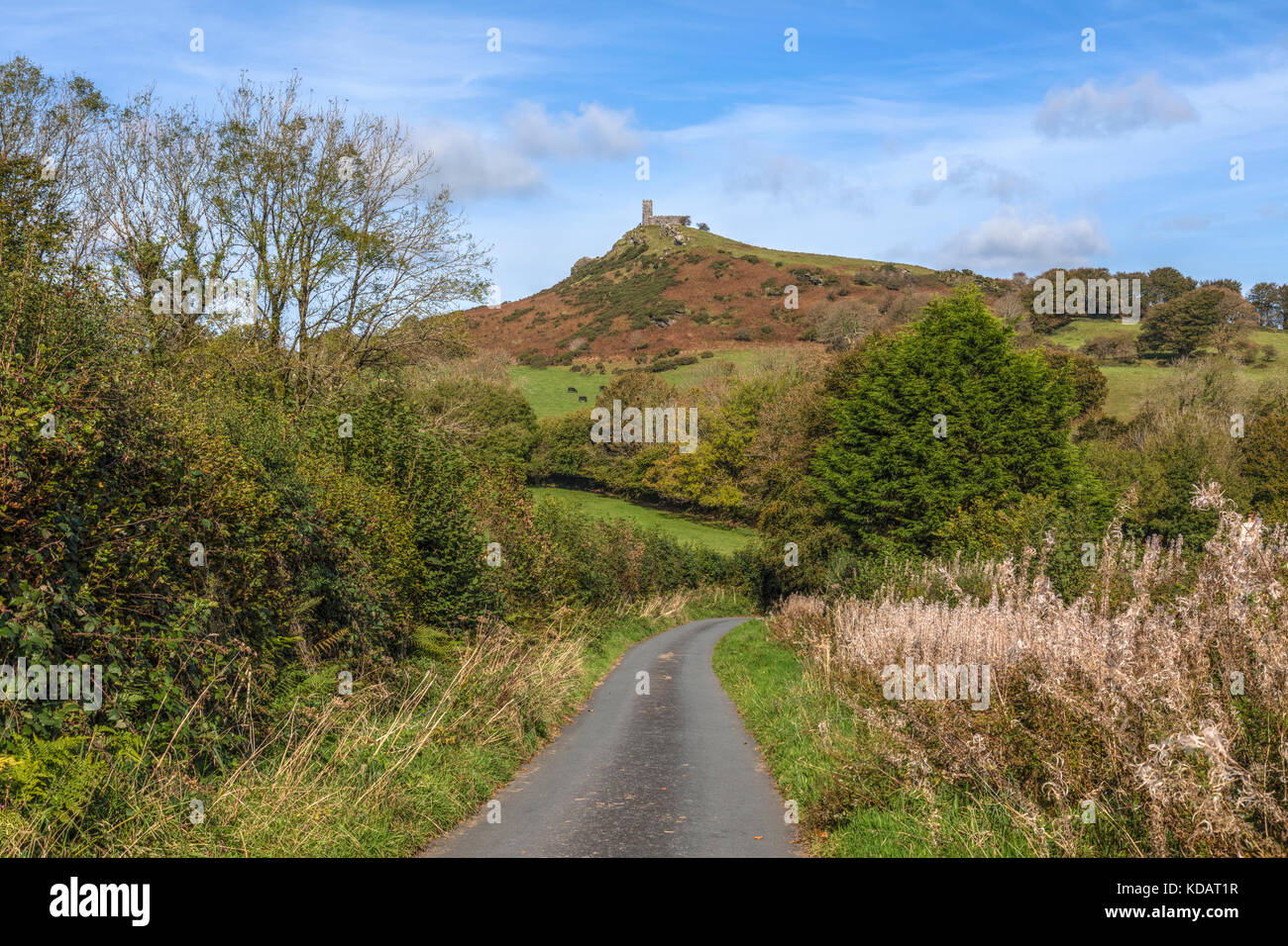 Brentor, Dartmoor, Devon, England, United Kingdom Stock Photo - Alamy