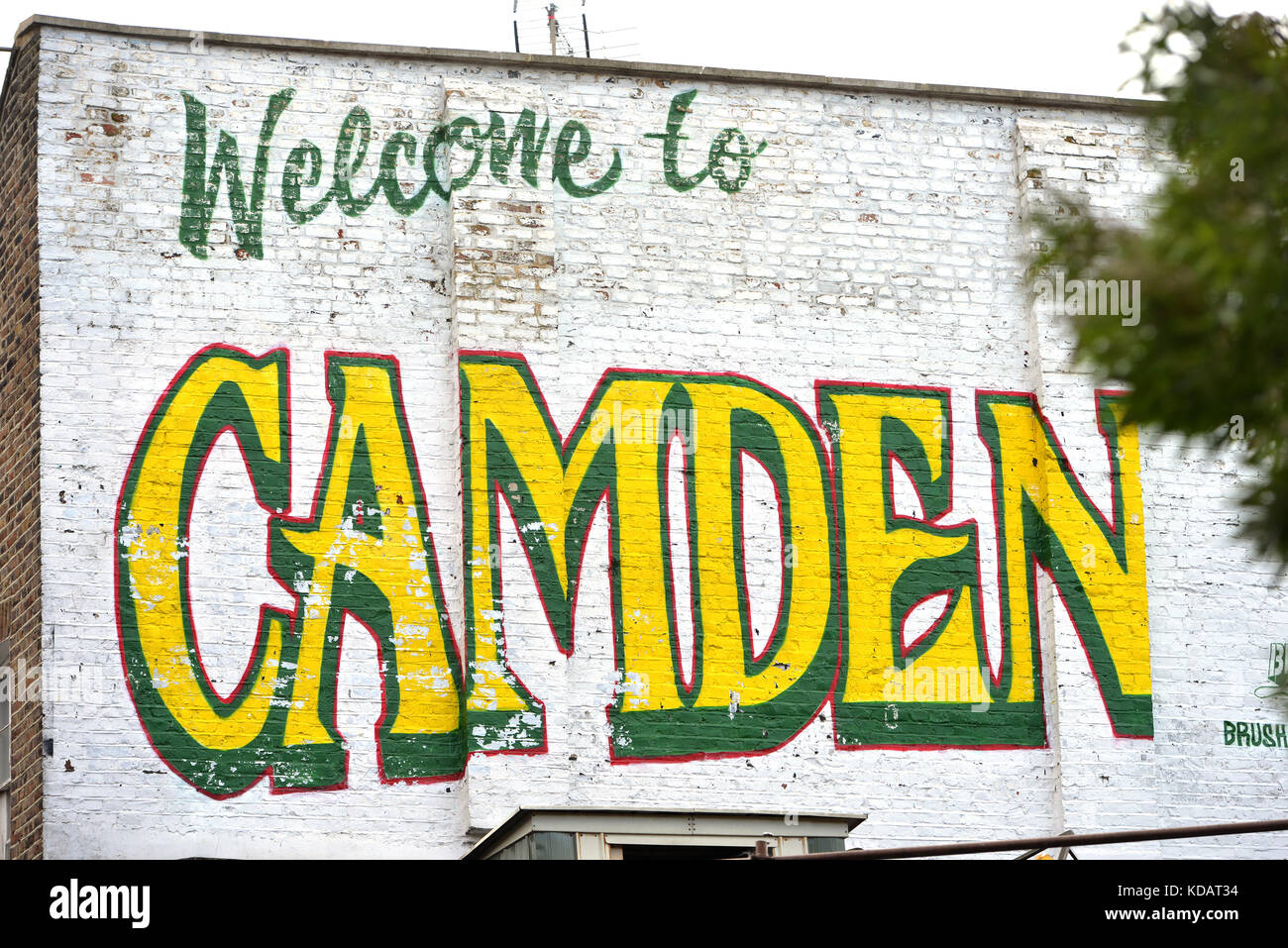 Welcome to Camden sign, London Stock Photo - Alamy