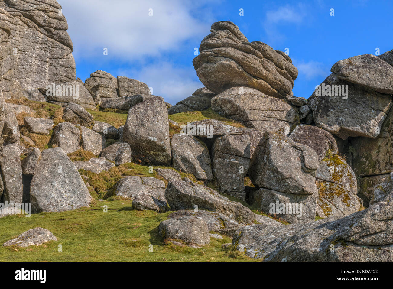 Bonehill Rocks, Dartmoor, Devon, England, United Kingdom Stock Photo ...