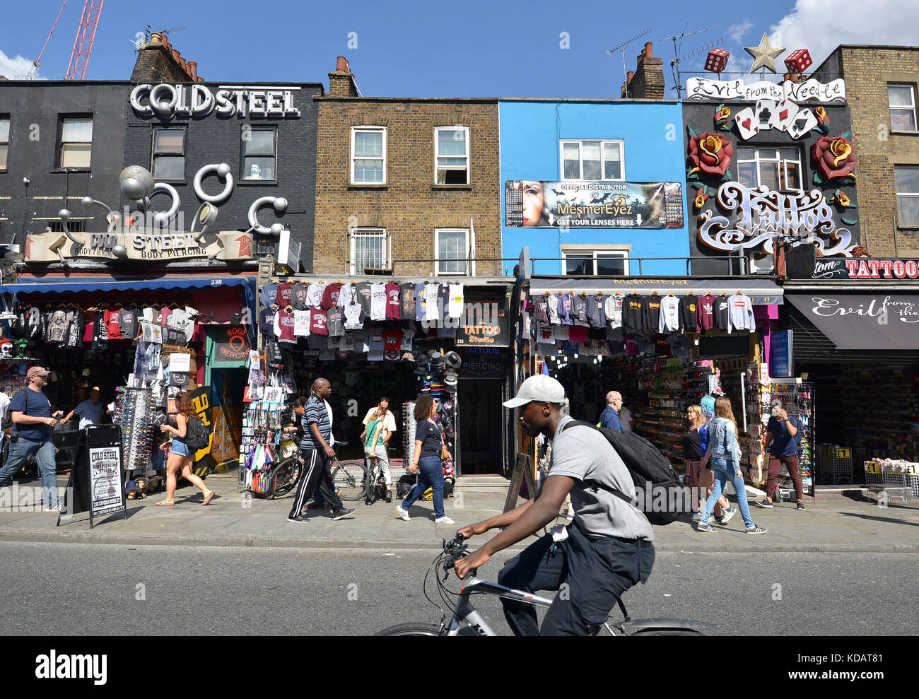Bustling Camden street, London Stock Photo - Alamy
