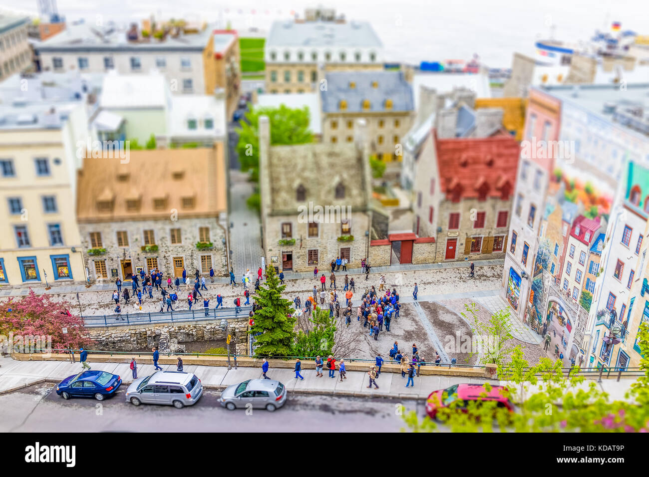 Quebec city aerial view old hi-res stock photography and images - Alamy