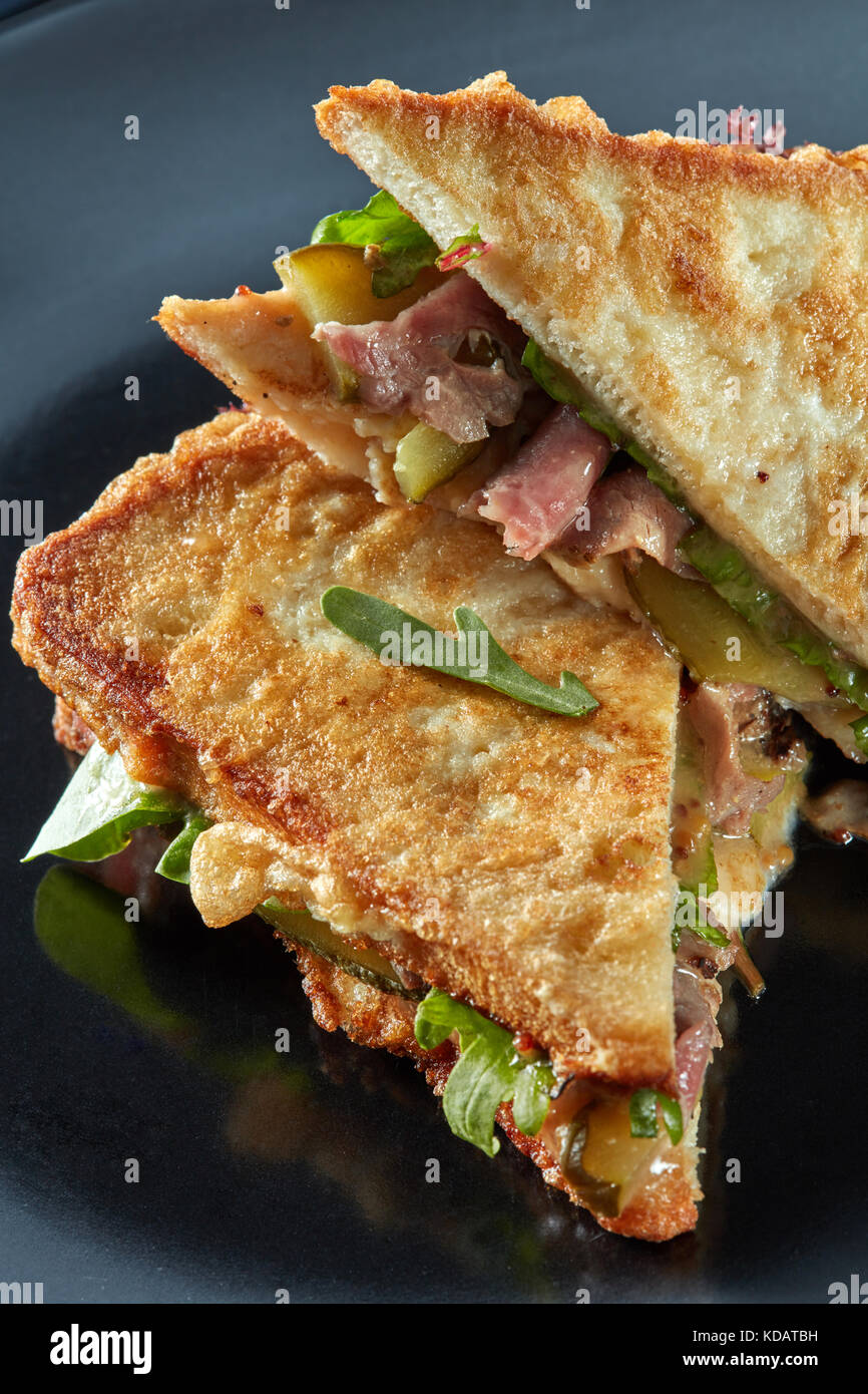 BLT bacon lettuce sandwich Stock Photo - Alamy