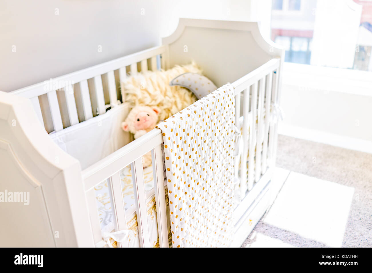 Empty crib hi-res stock photography and images - Alamy