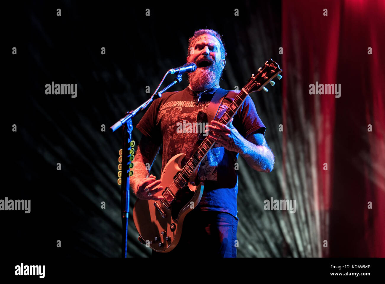 MADRID - JUN 23: Mastodon (heavy metal band) perform in concert at ...