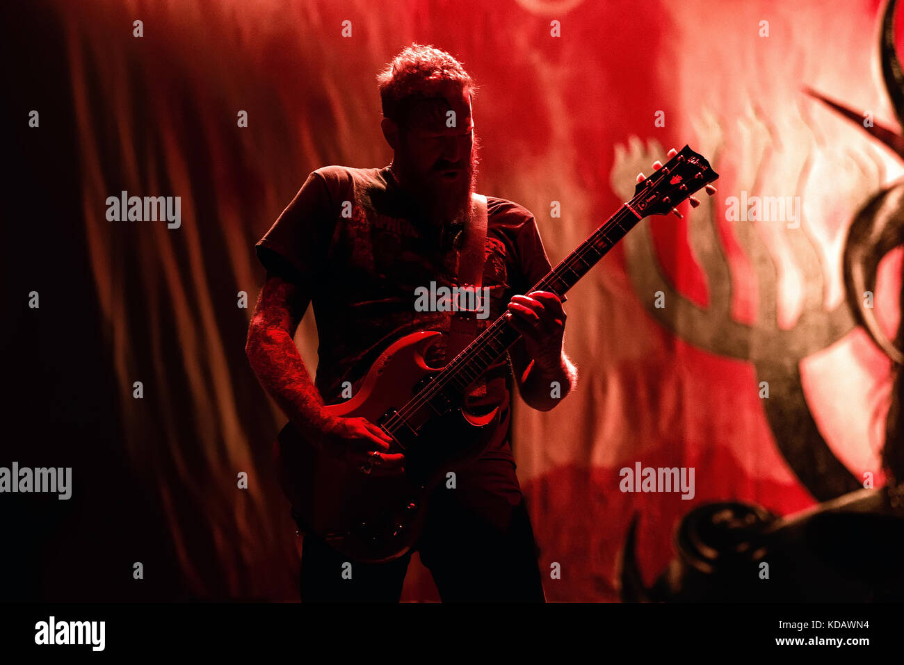 MADRID - JUN 23: Mastodon (heavy metal band) perform in concert at ...