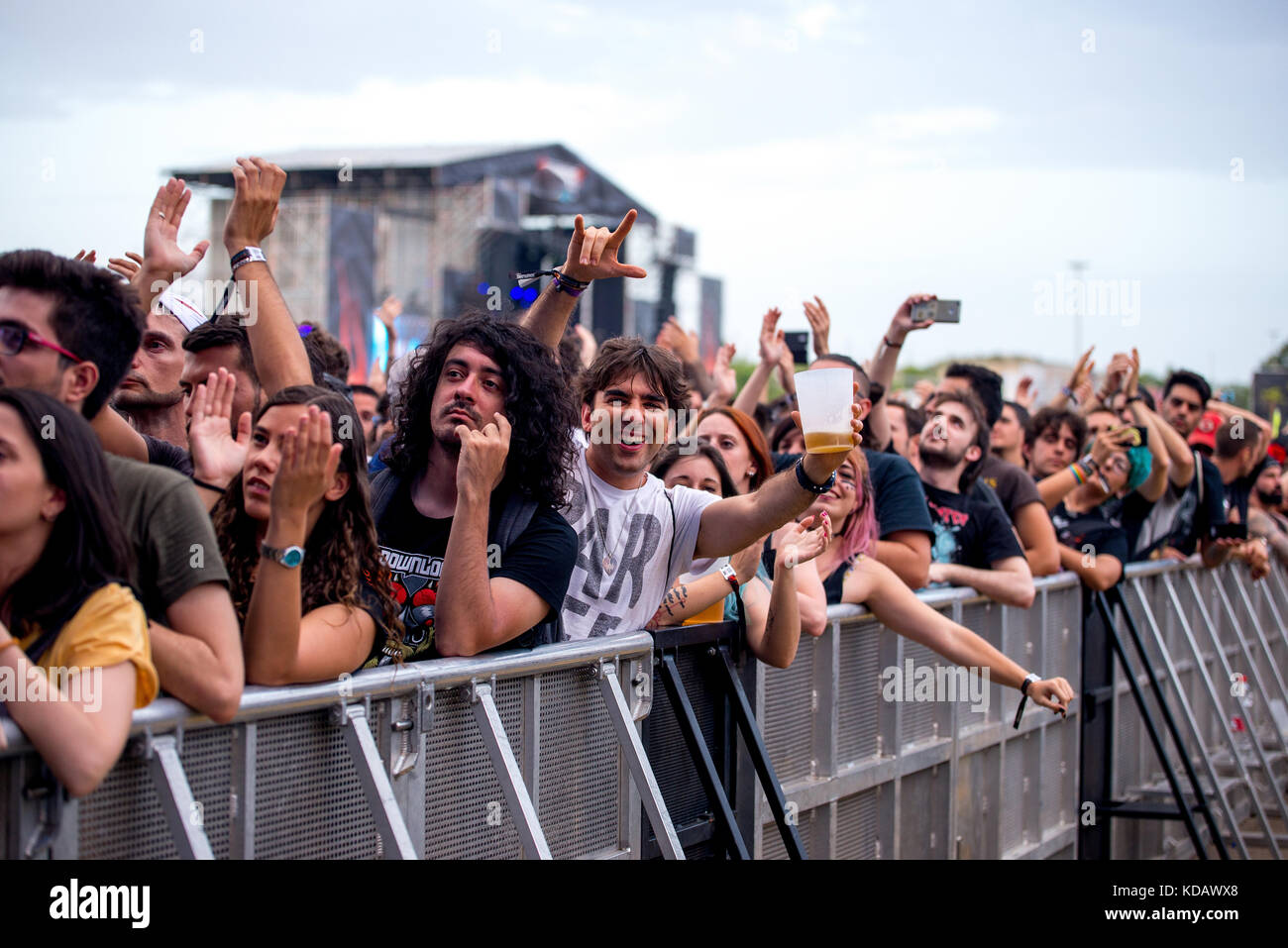 Heavy metal crowd hi-res stock photography and images - Alamy