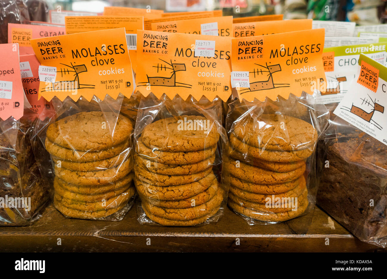 Molasses clove cookies Stock Photo - Alamy