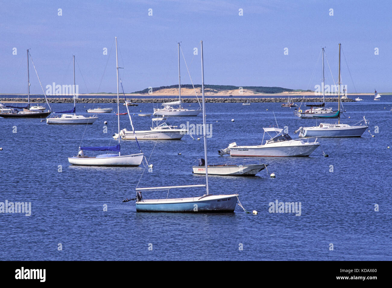 Wellfleet Harbor, Cape Cod, Massachusetts, USA Stock Photo - Alamy