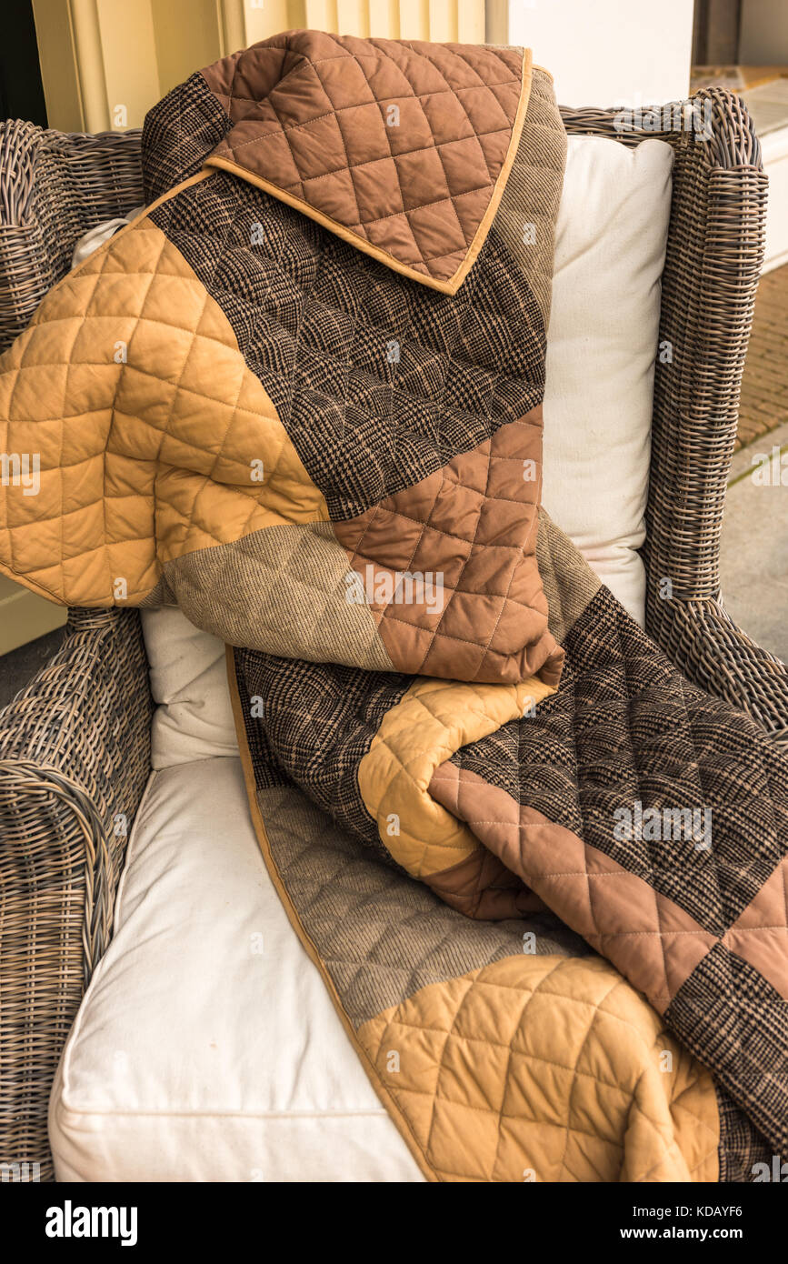 Blanket over chair hi-res stock photography and images - Alamy