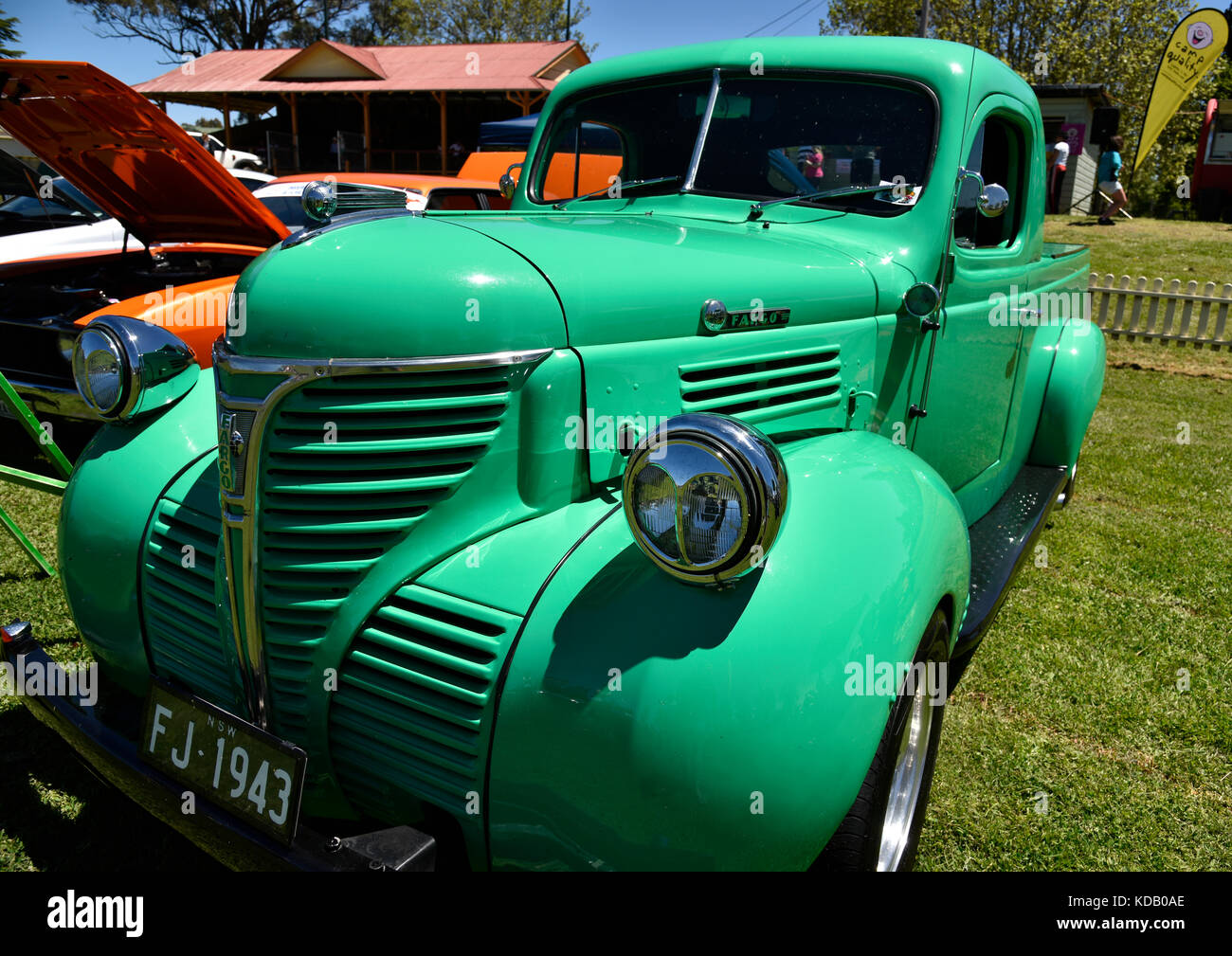 Green Fargo pickup truck utility vehicle Stock Photo - Alamy