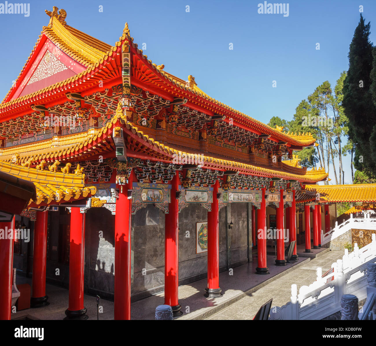 Red sun pavilion hi-res stock photography and images - Alamy